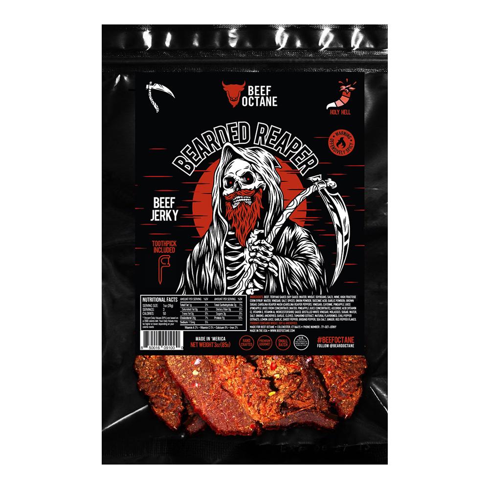 Bearded Reaper - Can You Handle Our Carolina Reaper Jerky? — Beef Octane
