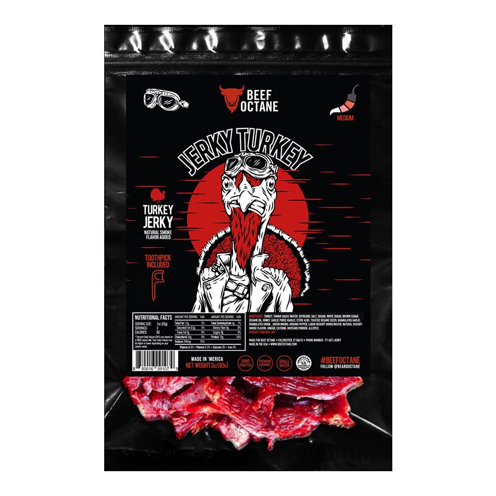 Turkey Jerky Pack - Unique, Gourmet Jerky Flavors! — Beef Octane